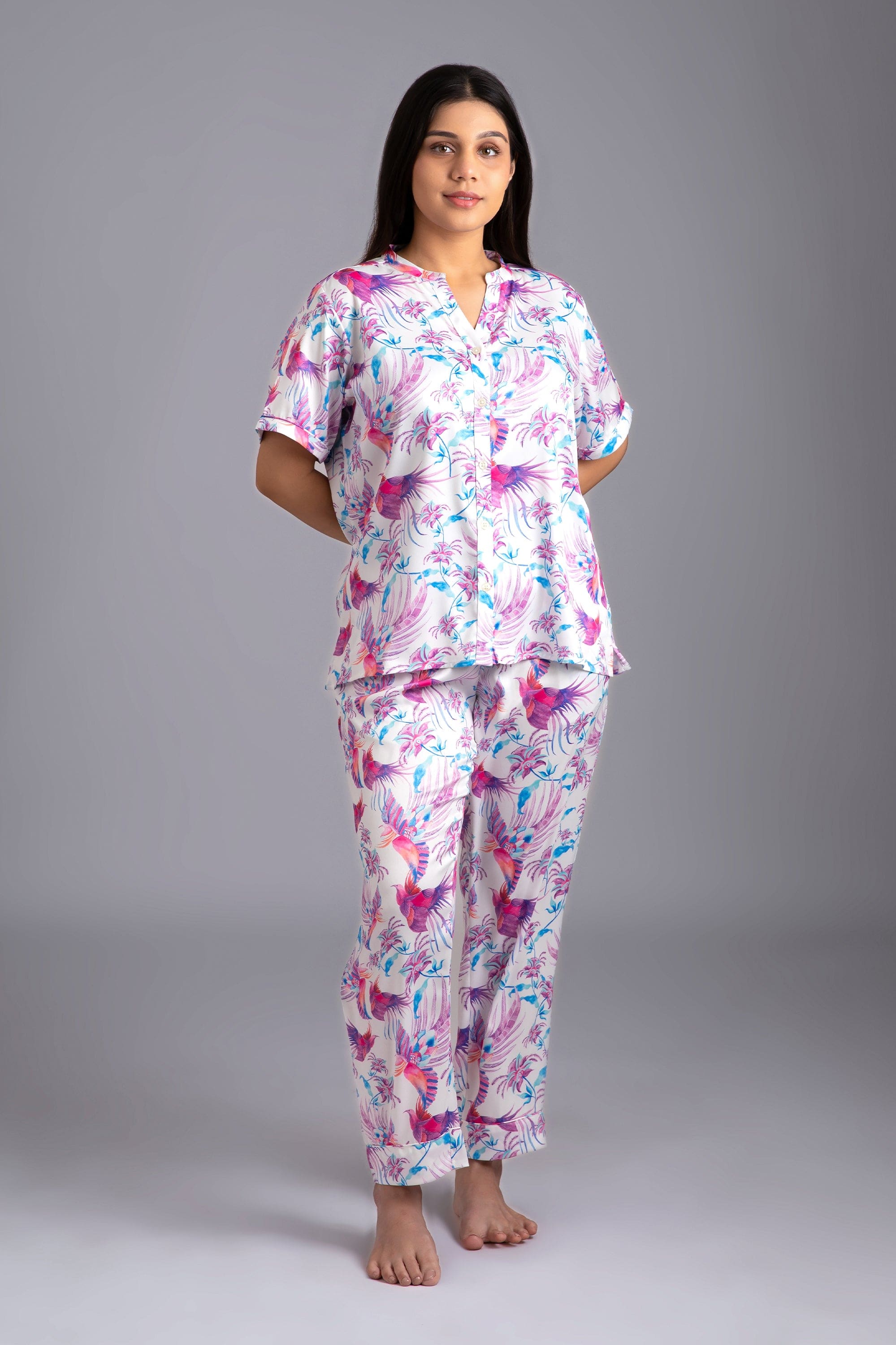 Classic Ayka White Pyjama Set – FortyWinksCompany