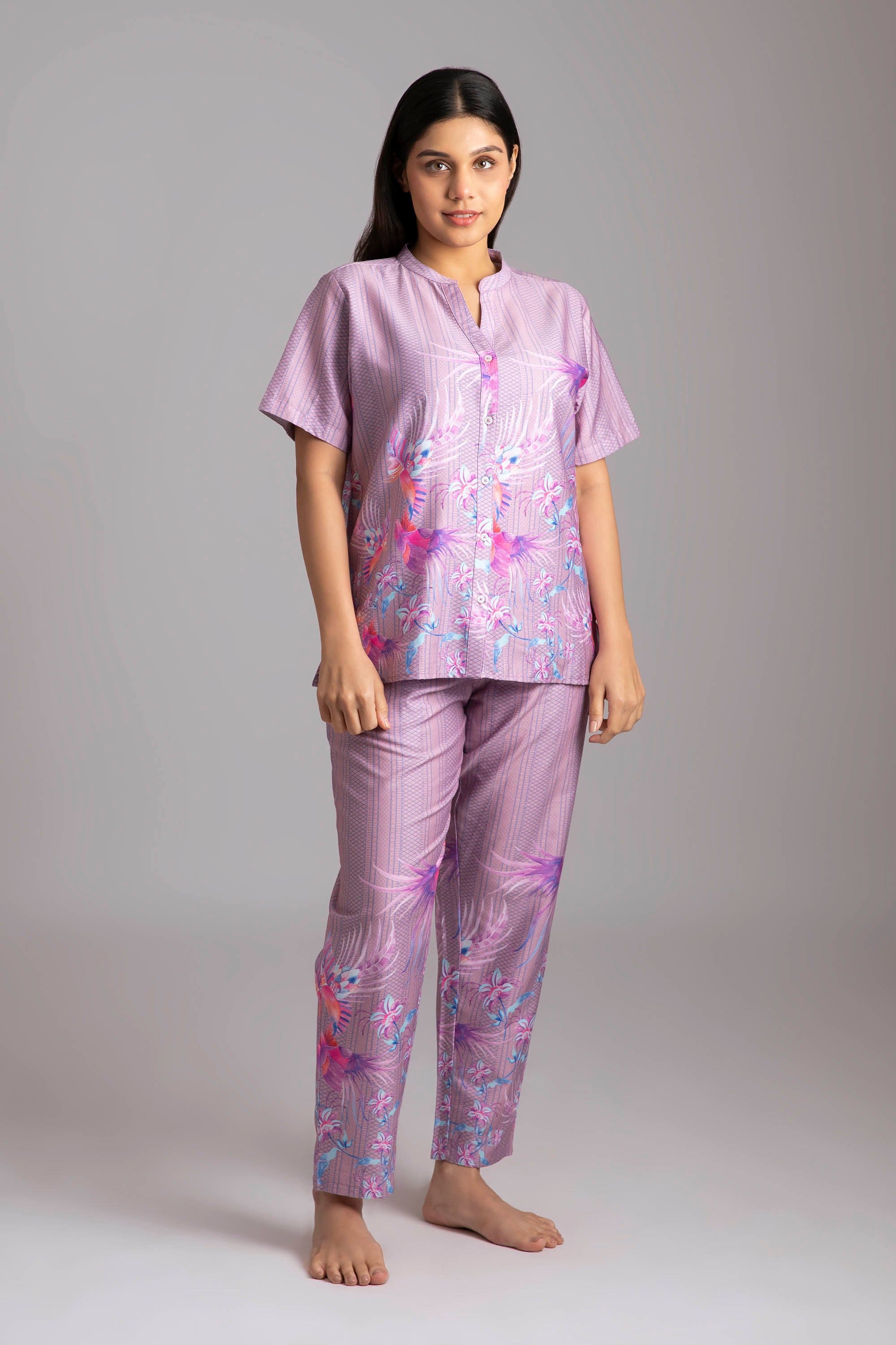 Classic Shia Pink Pyjama Set – FortyWinksCompany